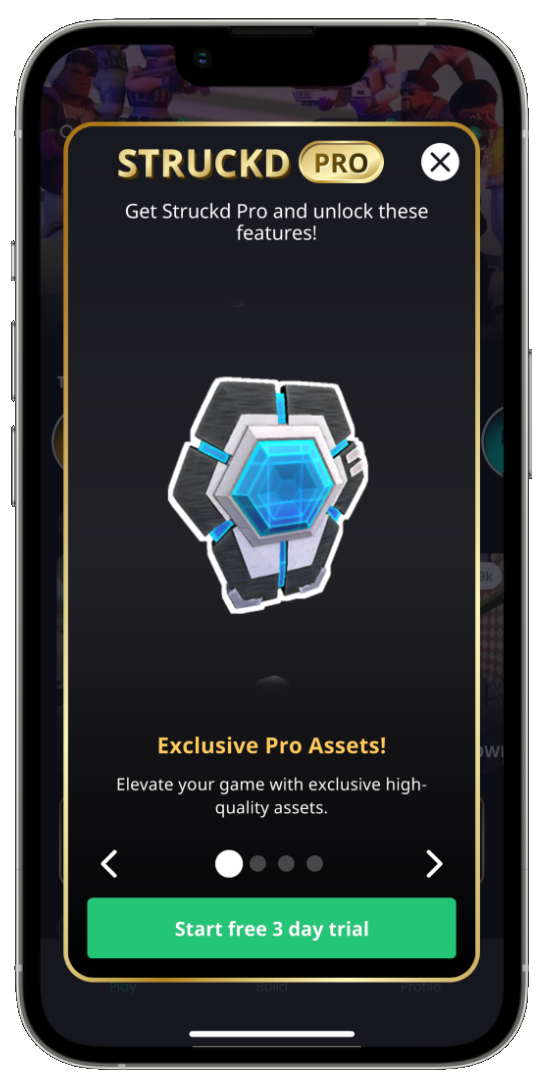 What benefits does the subscription offer? – Struckd 3D Game Creator