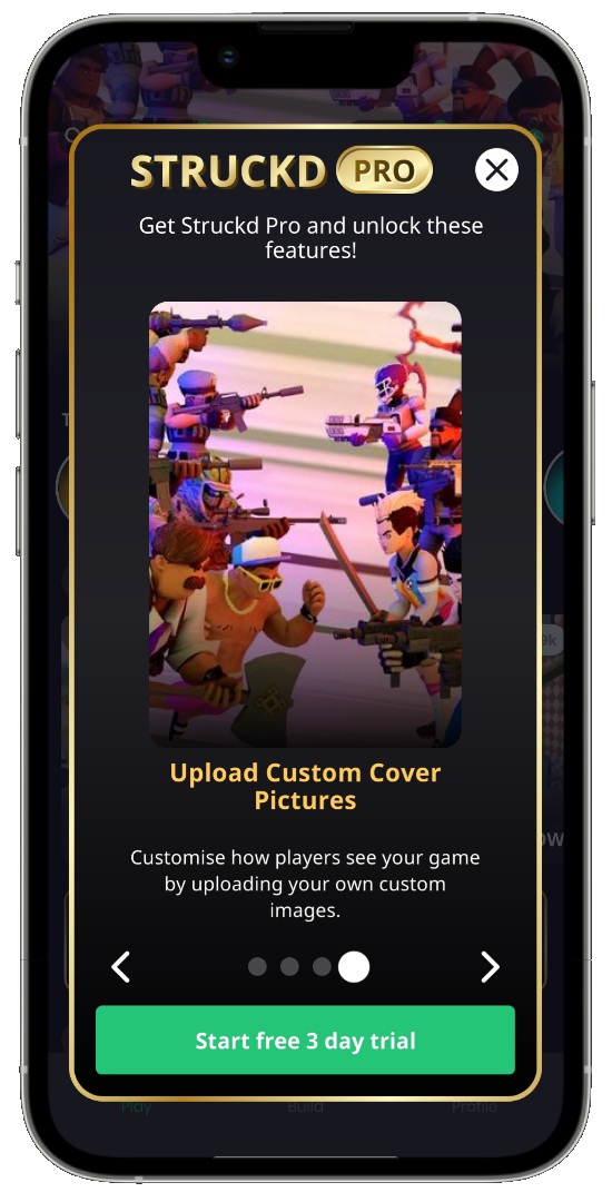 What benefits does the subscription offer? – Struckd 3D Game Creator