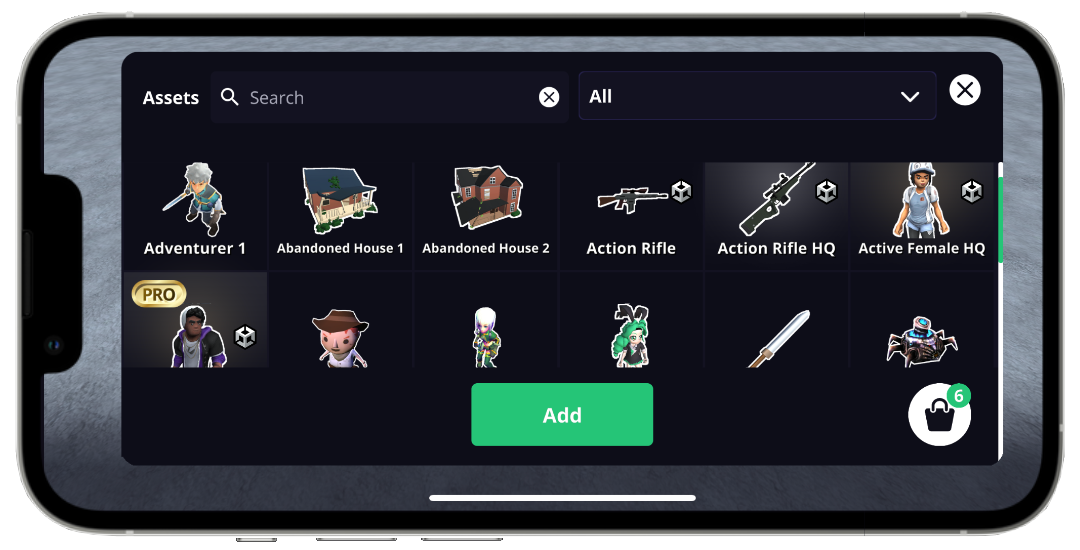 What are assets packs? – Struckd 3D Game Creator